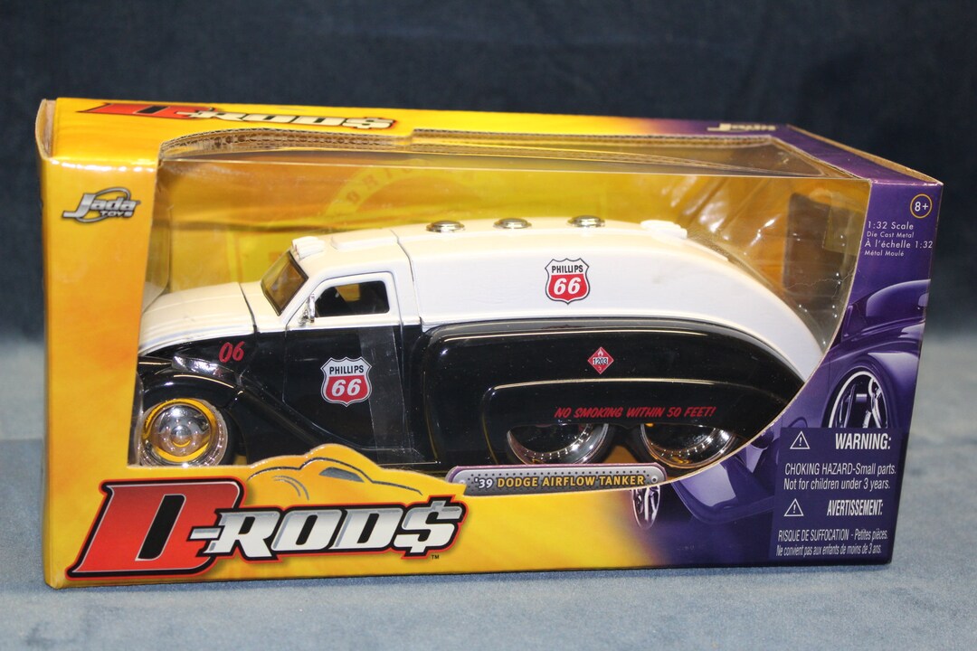 Jada Toys D-rods 1939 Dodge Airflow Tanker Truck 1:32 Scale Die Cast ...
