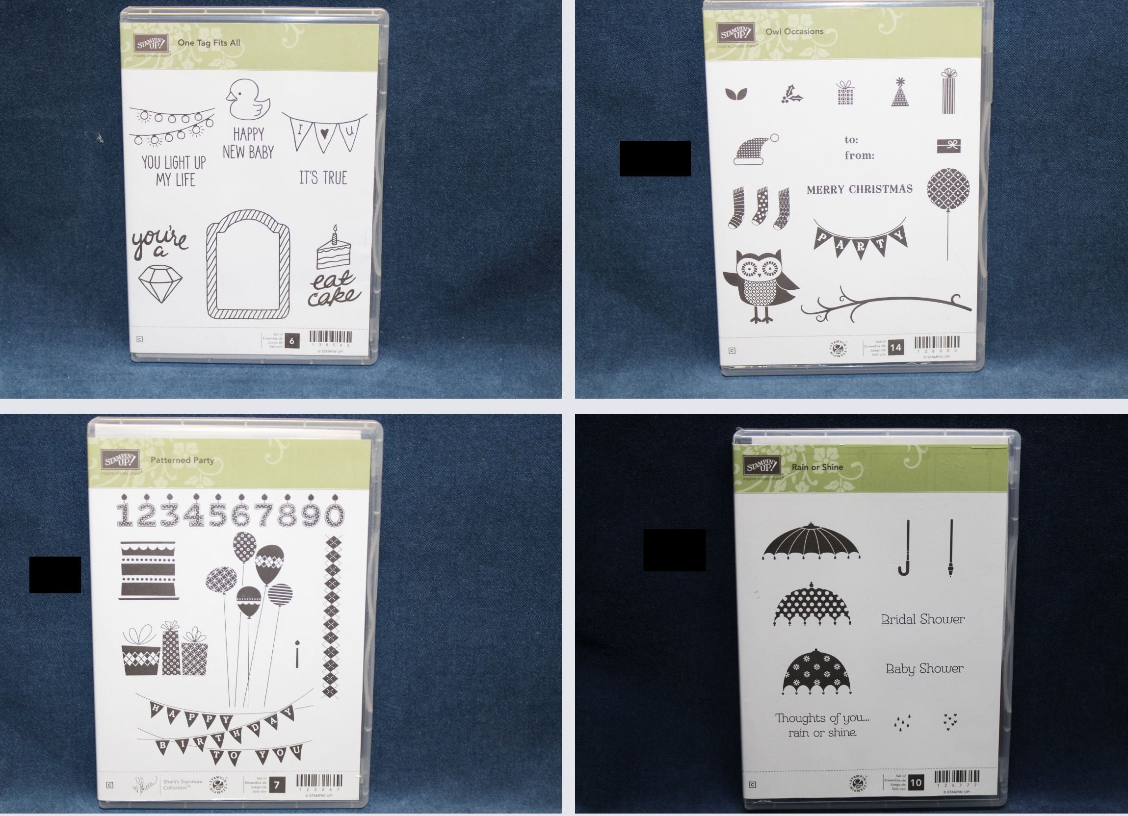 Stampin' up Stamp Sets Choose Your Sets Variety Stamp Sets, Themed ...