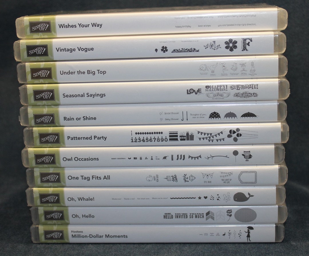 Stampin' up Stamp Sets Choose Your Sets Variety Stamp Sets, Themed ...