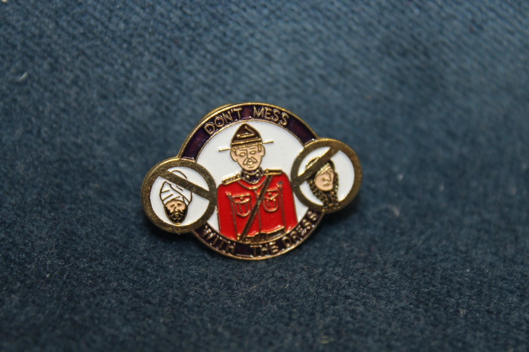 RCMP Pin Canada Political Dress Uniform Brooch Pin Unique Rare Hat Pin ...