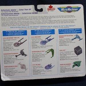 Micro Machines Collector Star Trek Movie and TV Adventures Ships - Etsy