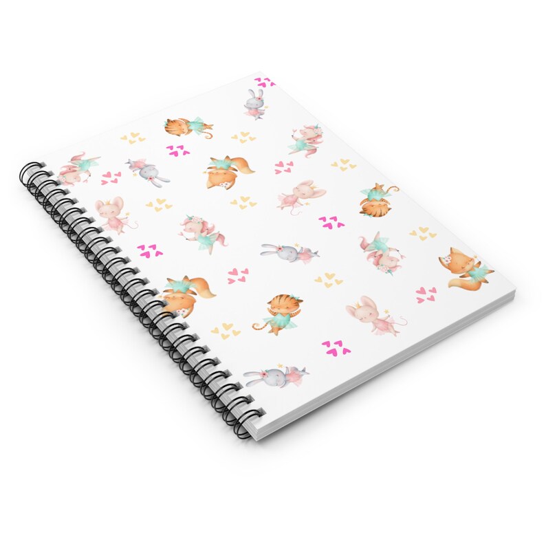 Ballet Dancer Notebook Dance Class Ballet Journal Cute Animal Spiral ...