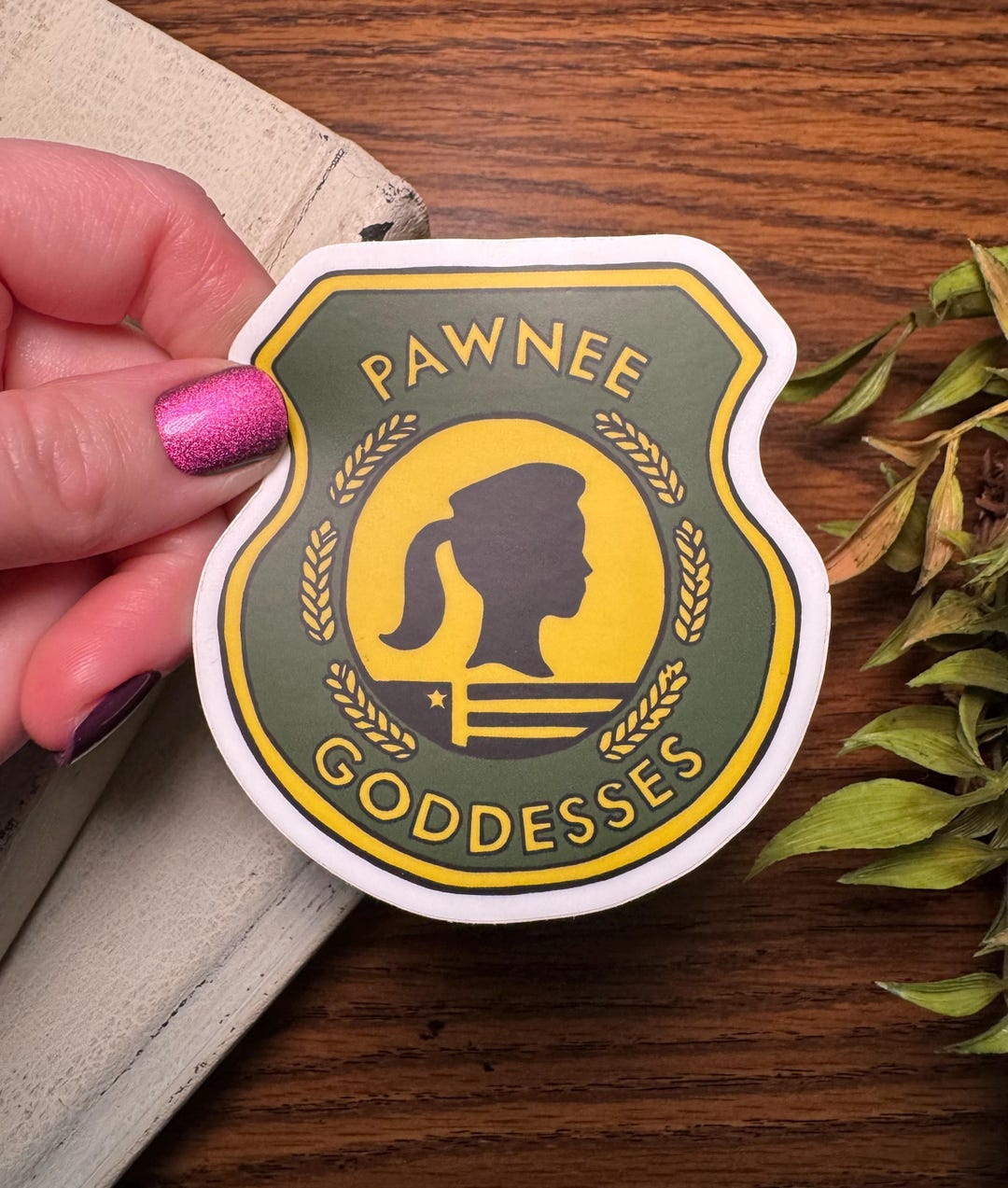 Pawnee Goddesses | Laptop Sticker, Tv Show Sticker - Etsy