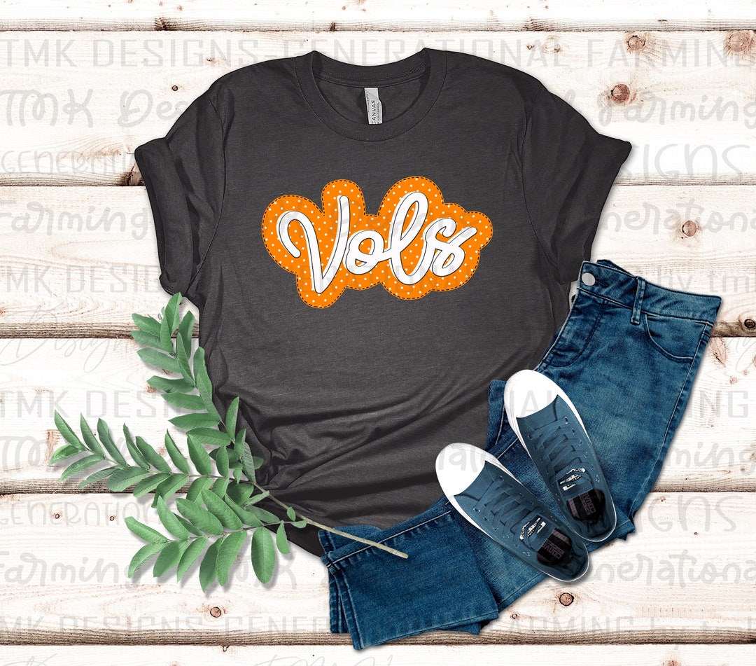 Vols Embroidered Look With Digital Stitches Dtf or Sublimation Printing ...