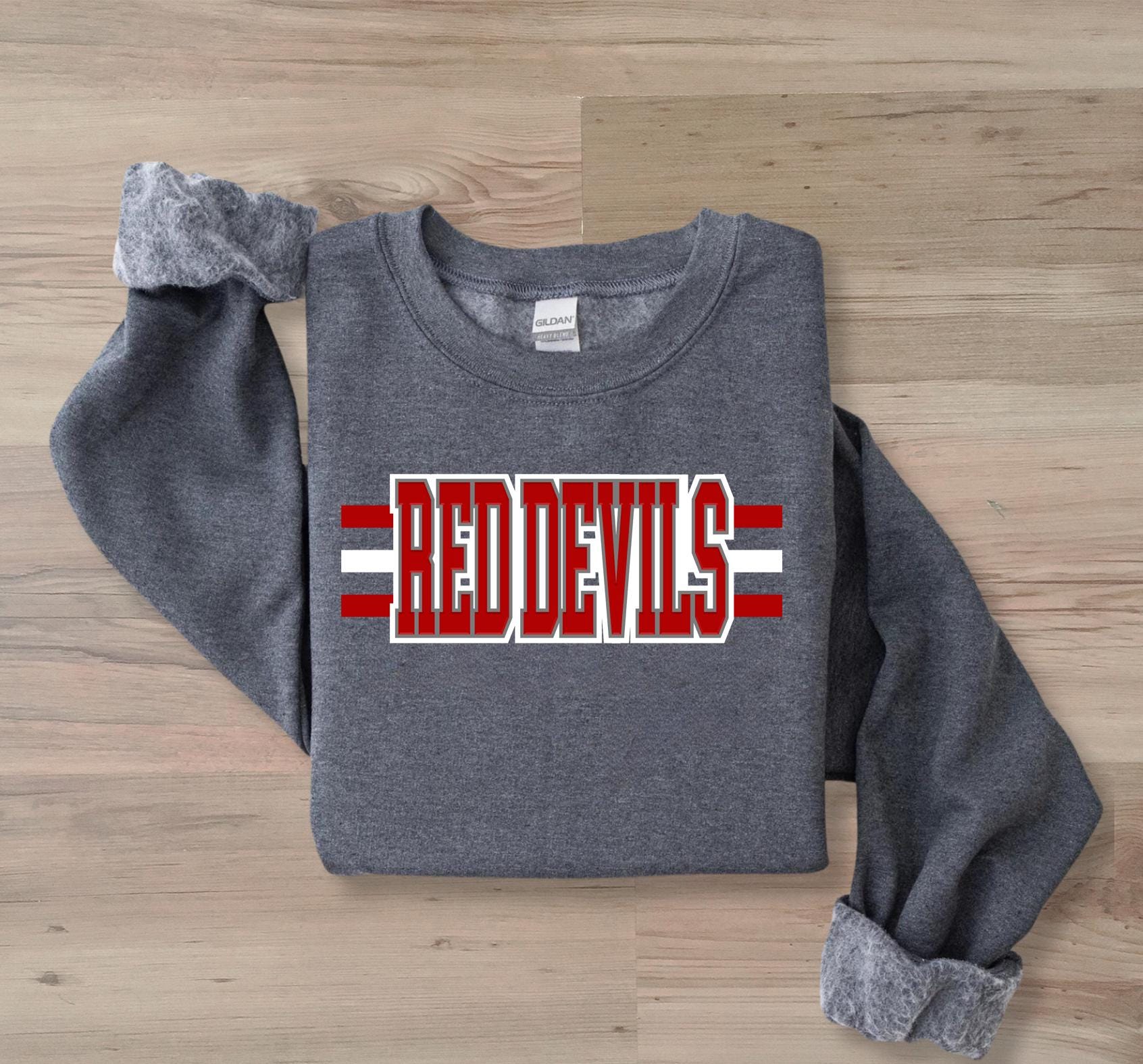 Red Devils Design for Dtf or Sublimation Printing This 12 Customizable ...