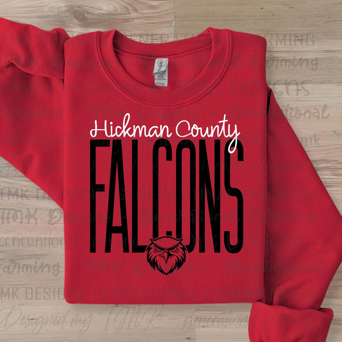 Falcon Hickman County Text -all of My Digital Designs Are Customizable ...