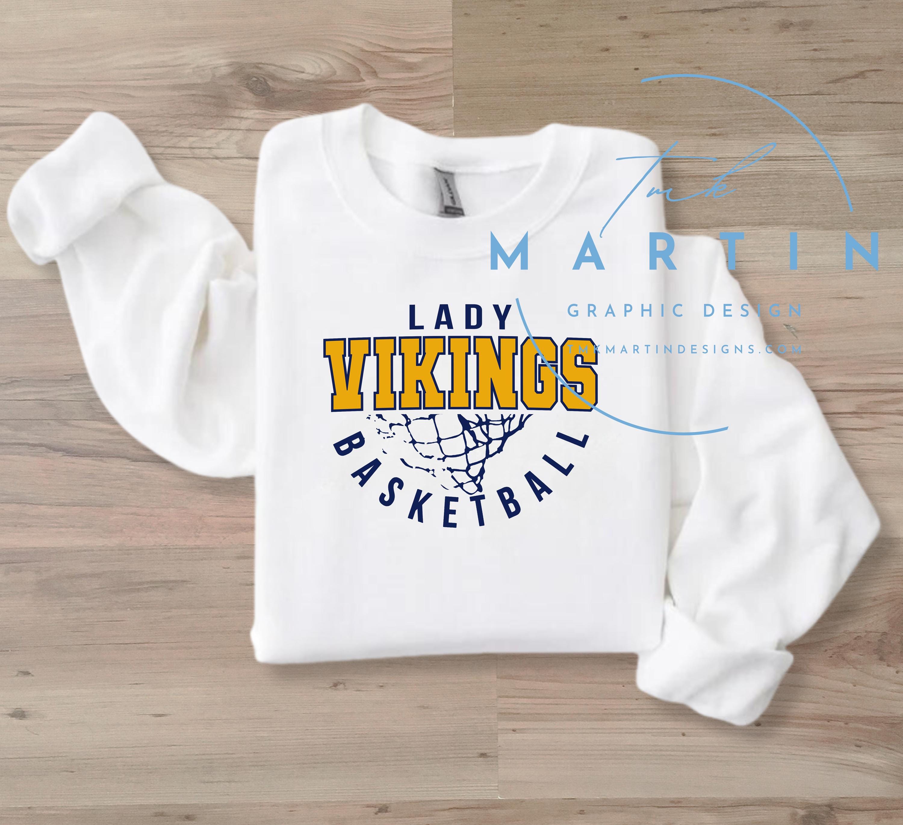 Lady Vikings Basketball - All of My Digital Designs Are Customizable by ...