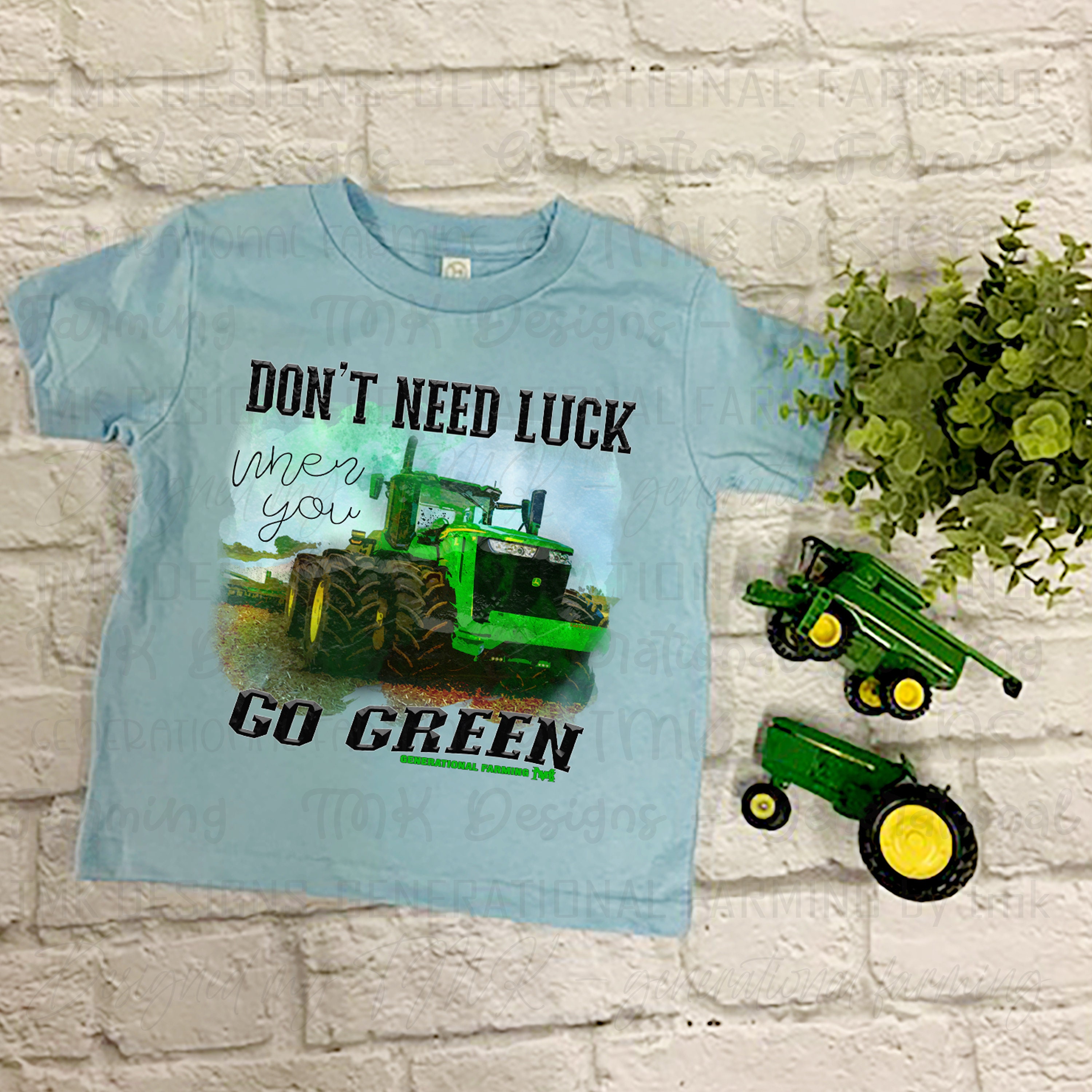 John Deere for a Lucky Farming Shirt! Png Instant Download Farming ...