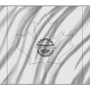 3D Cnc File Wavy Canadian Flag STL Model + Dxf, Eps, Svg, Ai Vectors ...