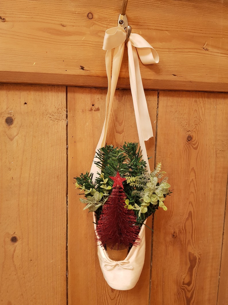 Ballet Shoe Christmas Decoration - Etsy