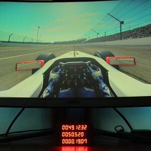 Sim Racing Dashboard for PC Steering Wheel Logitech Fanatec ...