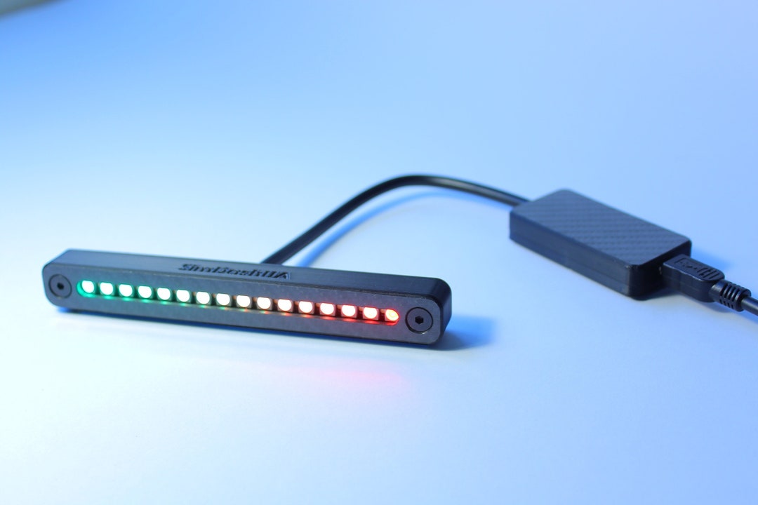 Sim Racing Progress Bar Rev Indicator for PC Steering Wheel Logitech ...