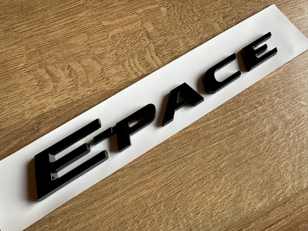 Gloss Black E-PACE Rear Badge Electric SUV SVR 2018+ - See Our Other ...