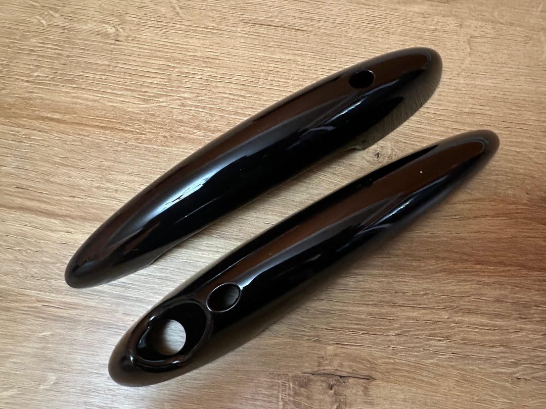 Mini Gloss Black Comfort Access Door Handle Covers - Clip on HQ GEN 1 ...