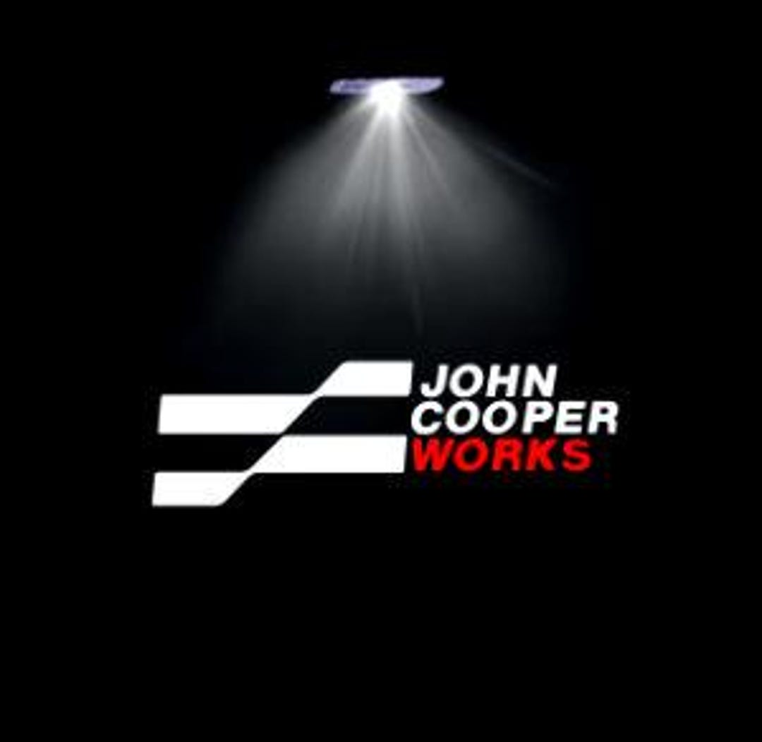 2 X Mini JOHN COOPER WORKS Door Projector Puddle Lights F56 F57 R56 R57 ...