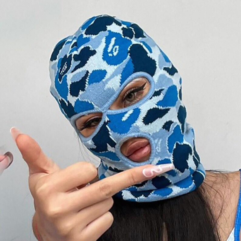 Shordie Camouflage Ski Mask - Etsy
