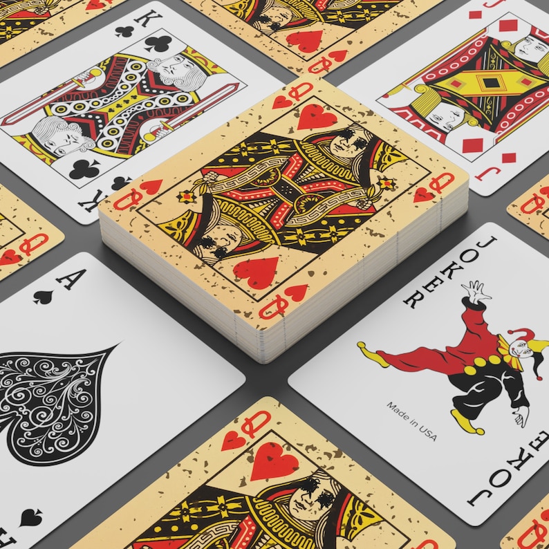 Yellowjackets Queen of Hearts Playing Cards - Etsy