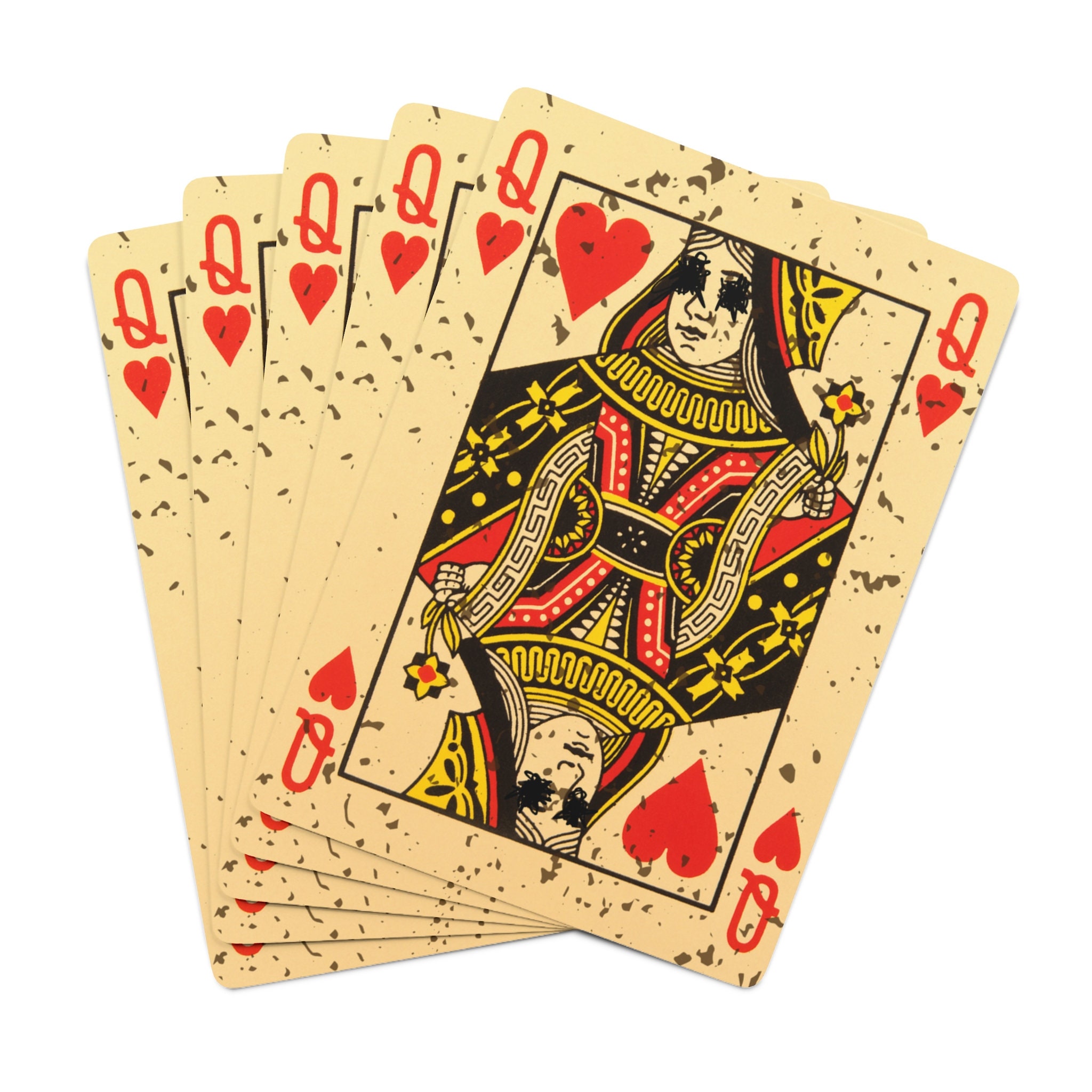 Yellowjackets Queen of Hearts Playing Cards - Etsy