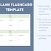 Blank Colored Pharm Flashcard Study Template, Nursing Student ...