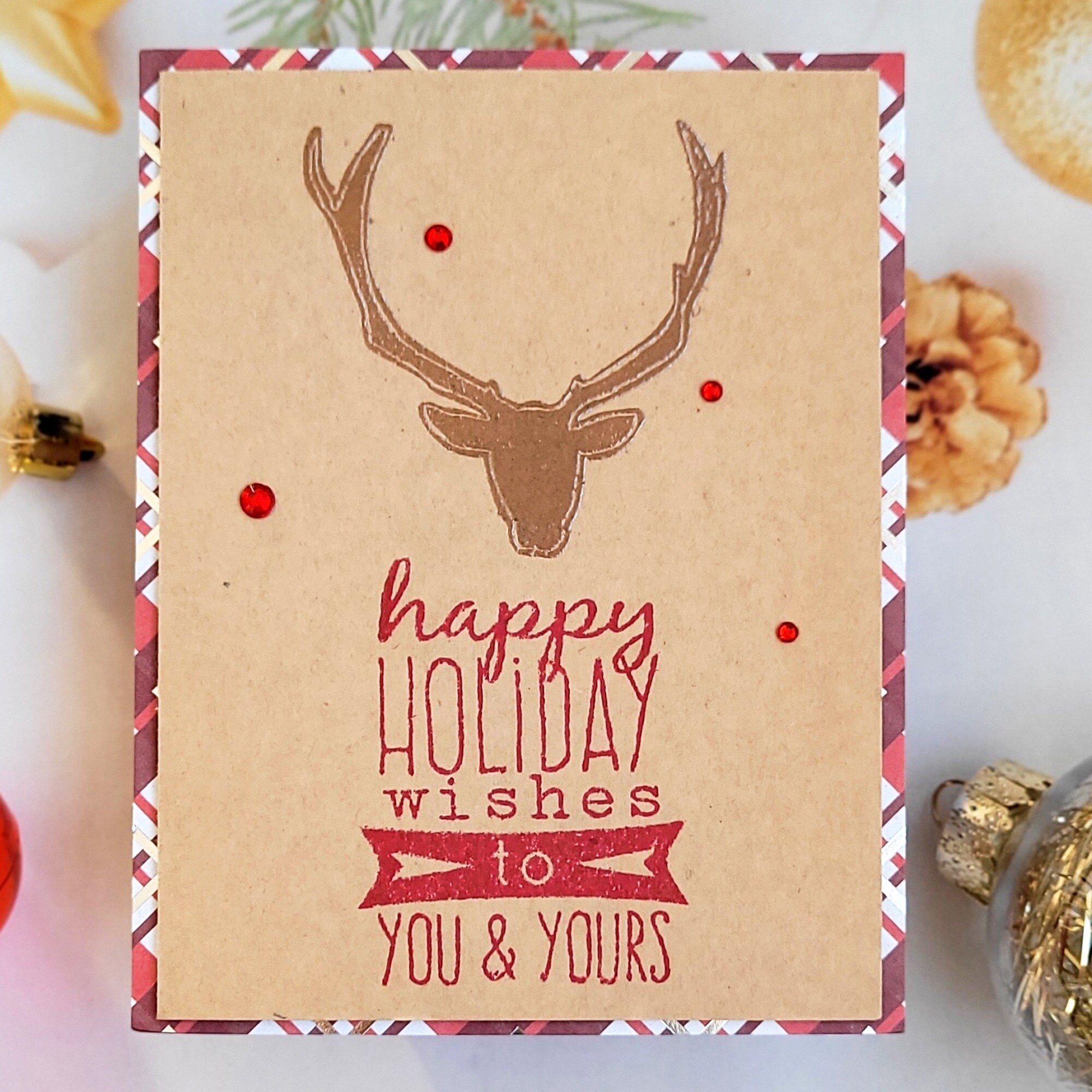 Set of 3 Holiday Handmade Cards, Christmas Cards, Handmade Card ...