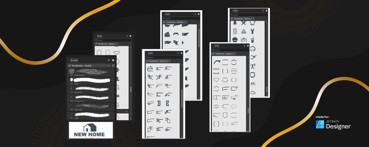 Affinity Designer- Assets for Beginners - Etsy