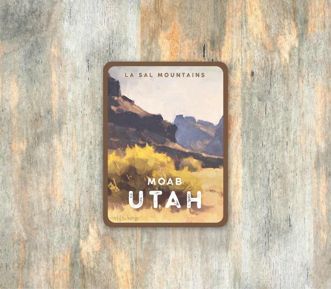 Moab Utah Sticker | Travel Sticker Set | State Sticker | Utah Souvenir ...