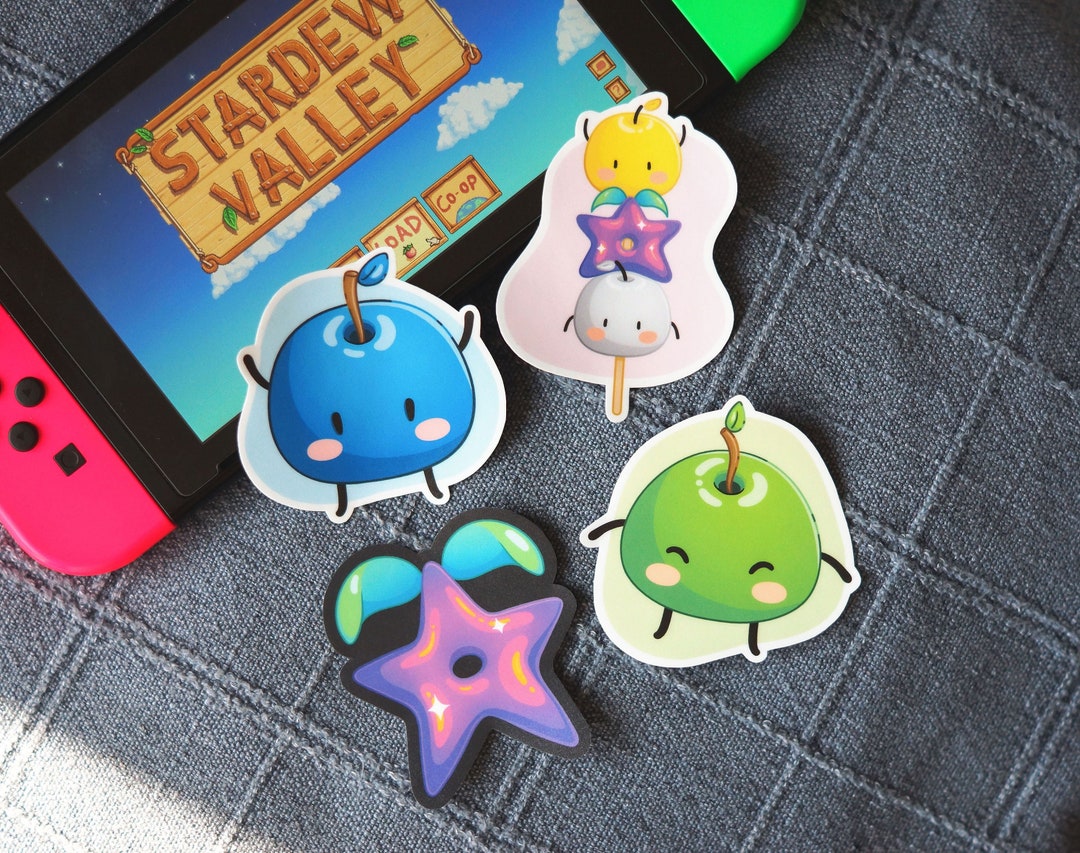Cute Stardew Valley Stickers! Junimo and Stardrop | Nintendo Stickers ...