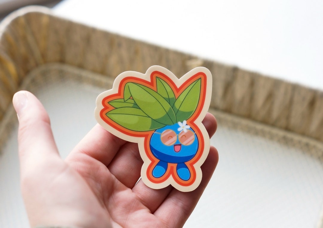 Retro Oddish Pokemon Sticker! | Cute Pokemon Sticker | Nostalgic ...