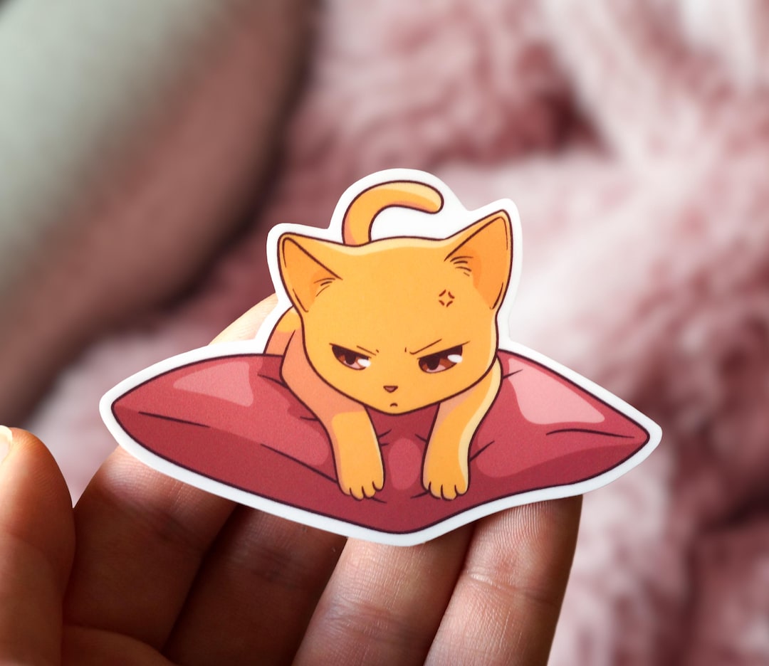 Cute Kyo Cat Sticker *inspired By* Fruits Basket Anime | Year of the ...