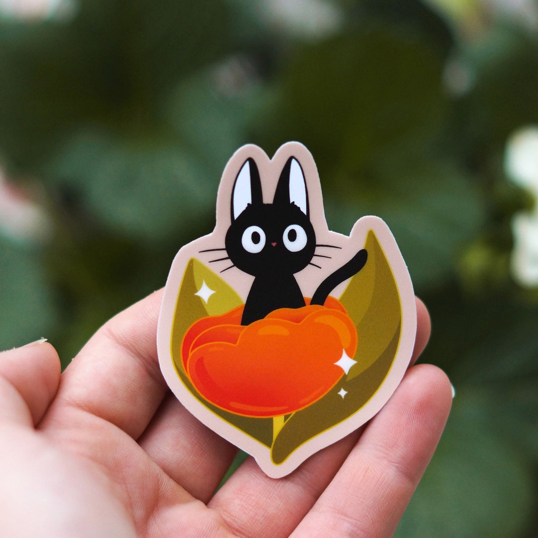 Jiji Sticker INSPIRED BY Kiki's Delivery Service Studio Ghibli Inspired ...