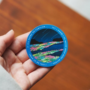 Blue Flame and Howl's Moving Castle Quote Sticker | Fire Demon ...