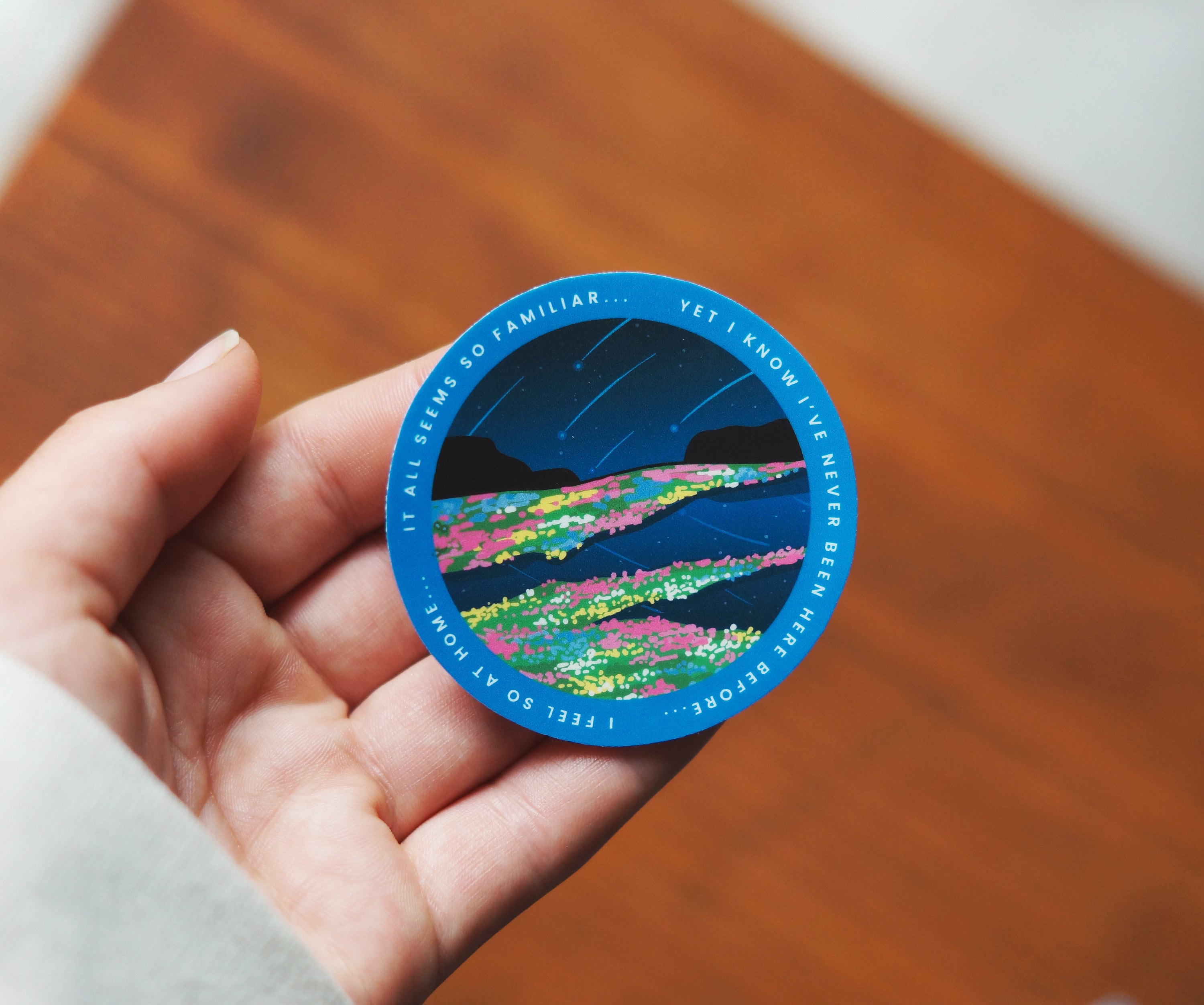 Blue Flame and Howl's Moving Castle Quote Sticker | Fire Demon ...
