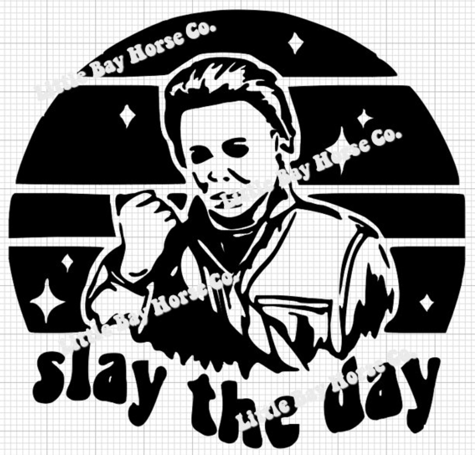 Michael Myers Slay the Day SVG - Etsy