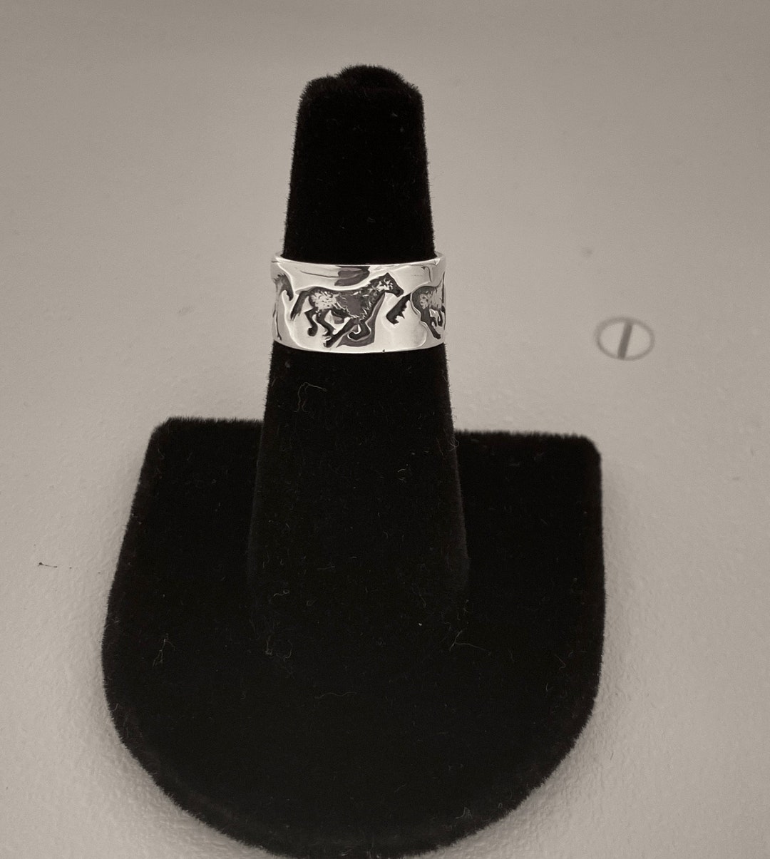 Sterling Silver Horse Ring - Etsy