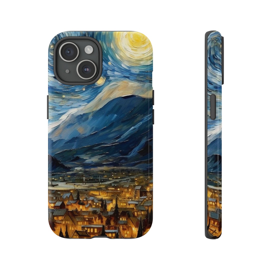 Starry Night Oil Painting Abstract Art, Phone Cases, iPhone Cases ...