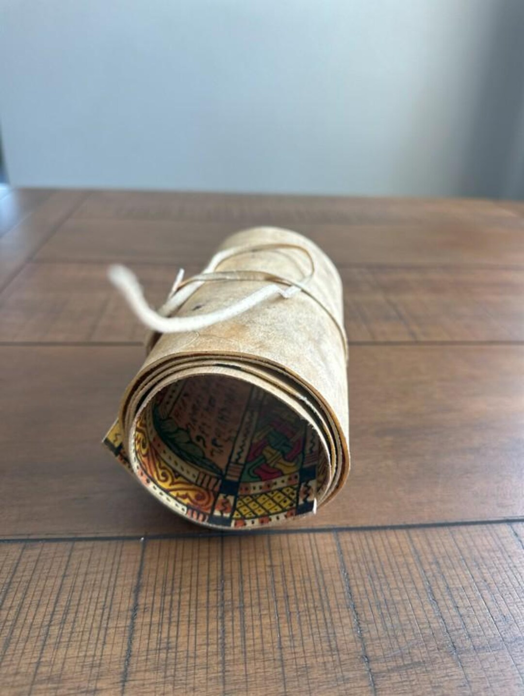 Antique Ethiopian Orthodox Christian Scroll – Hand-painted Talisman ...