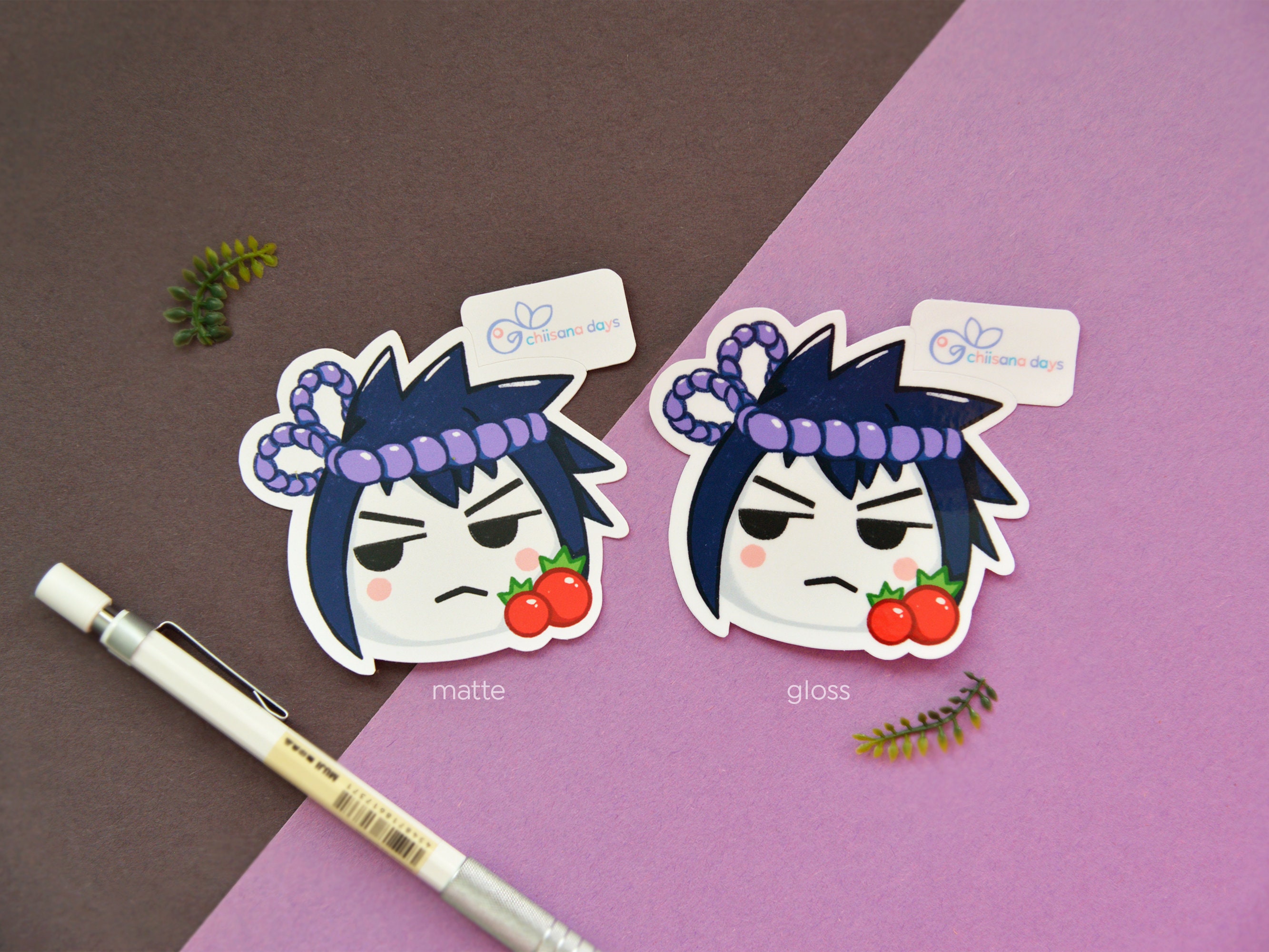 Cute Anime Ninja Onigiri Die-cut Vinyl Stickers Team 7 Kawaii Matte ...