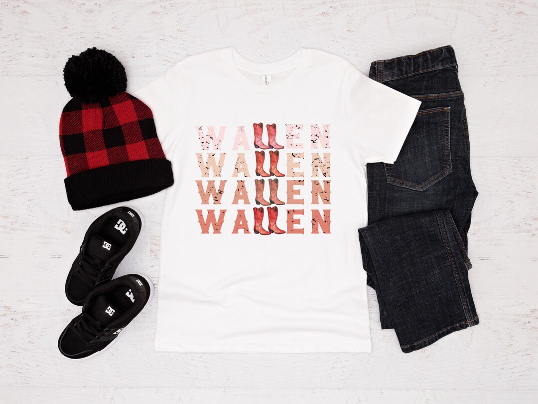 Youth Country Western Shirt, Wallen Western Shirt, Retro Wallen Tee ...