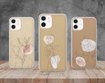 Line Drawing Case Samsung - Etsy