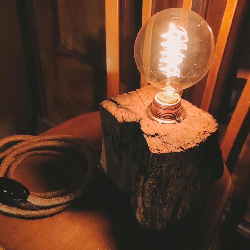 Rustic Lamps - Etsy