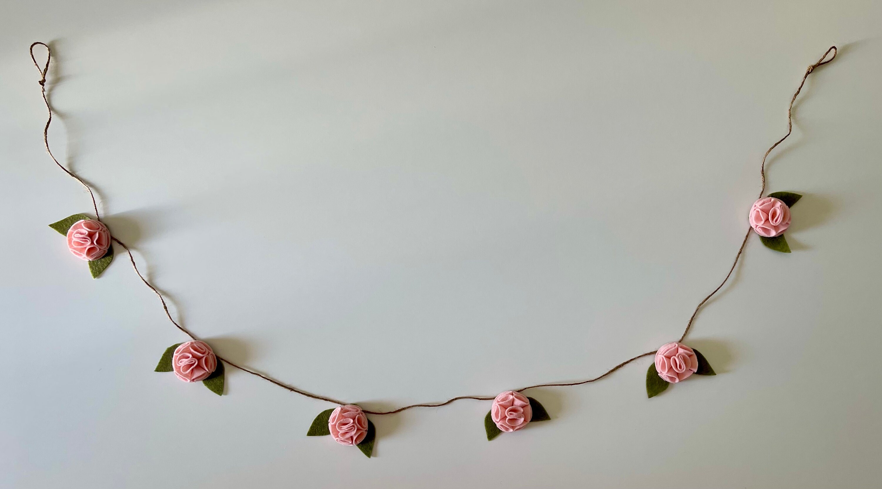 Boho Flower Garland Pink Flower Garland Party Accessories - Etsy