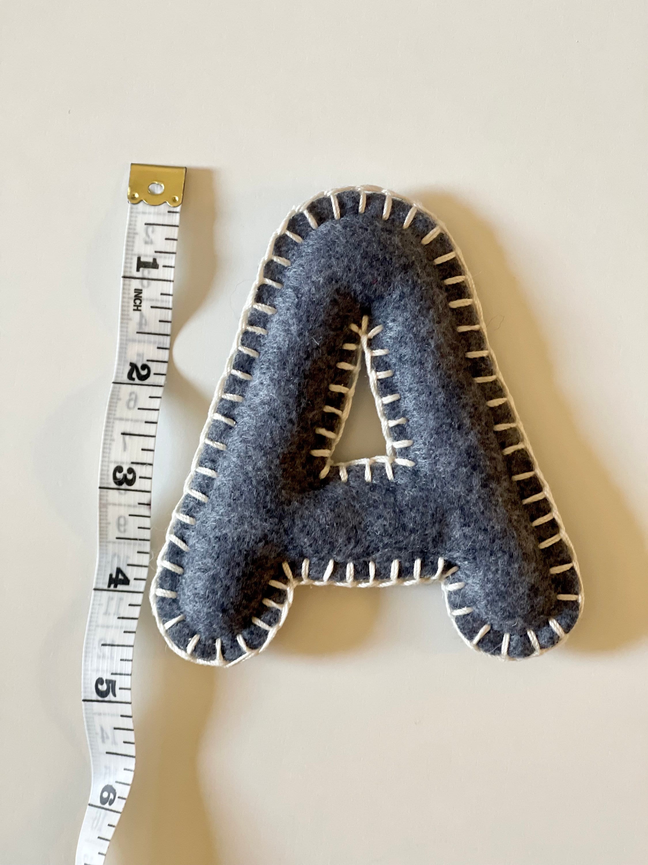 Felt Fabric Letters Stuffed Felt Letter Custom Decor Nursery Decor ...