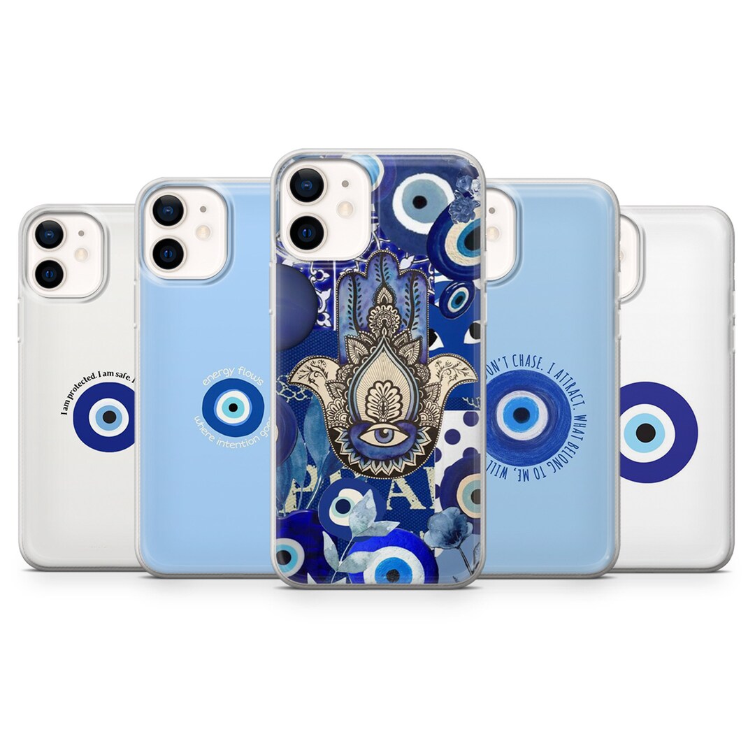 Evil Eye Phone Case Greek Amulet Cover Fit for iPhone 15 Pro Max, 14 ...
