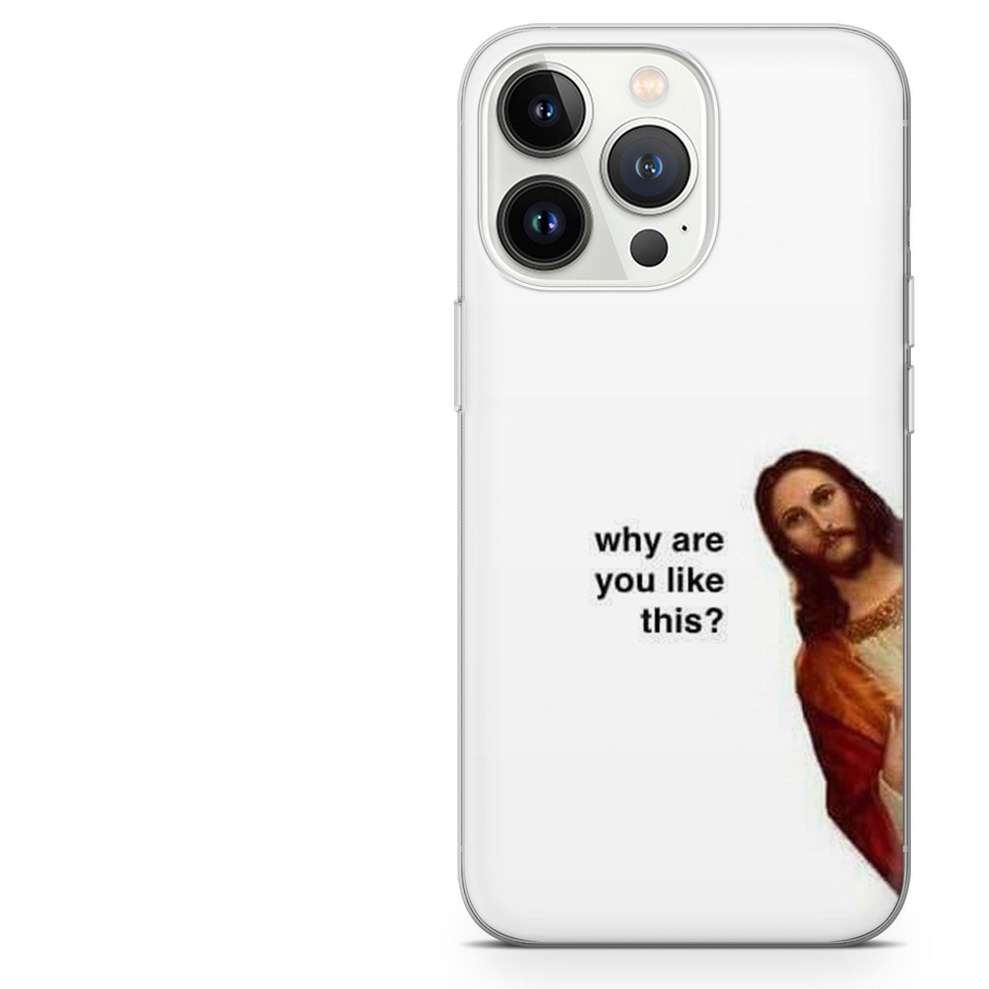 Jesus God Phone Case Meme Funny Cover Fit for Iphone 14 Pro - Etsy