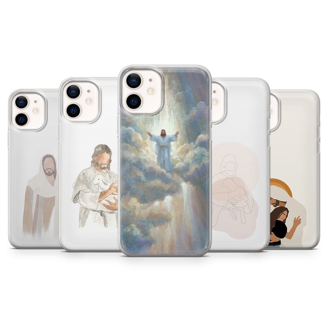 Jesus God Phone Case Christian Cover Fit for iPhone 15 Pro Max, 14 Plus ...