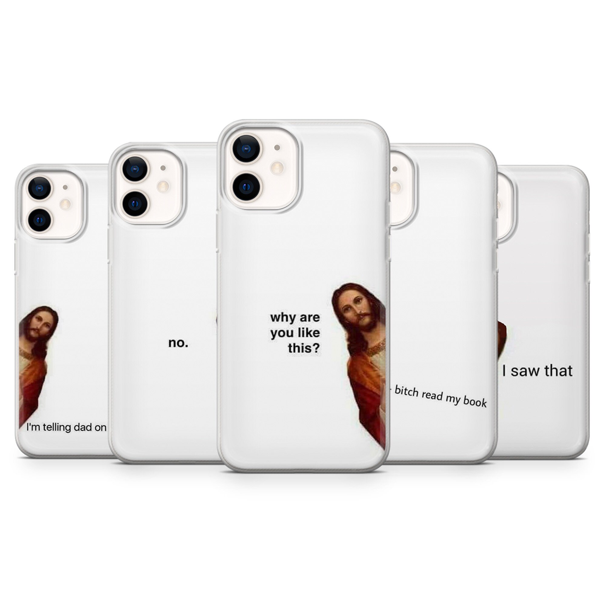 Jesus God Phone Case Meme Funny Cover Fit for Iphone 14 Pro - Etsy
