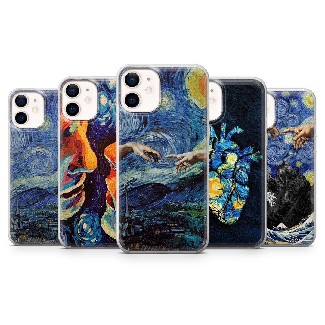 Vincent Van Gogh Phone Popart Painting Cover Fit for iPhone 15 Pro Max ...