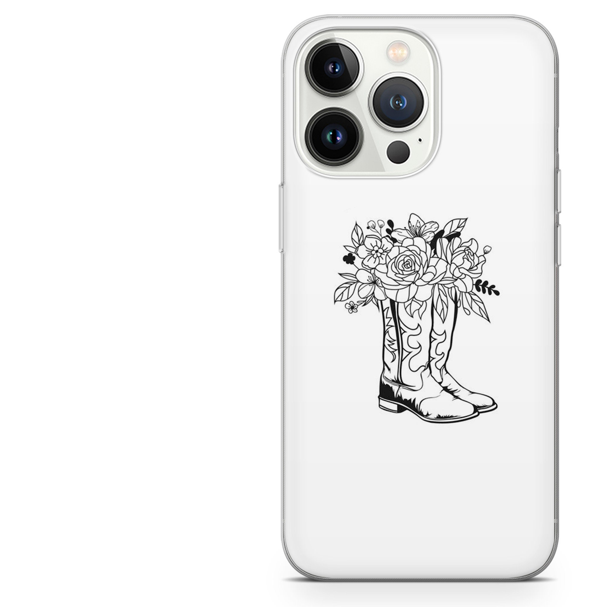 Cowboy Phone Case Rodeo Line Art Cute Cover Fit for iPhone 15 - Etsy