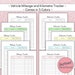 Printable Mileage Tracker, Travel Distance Logbook, Business Miles Log ...