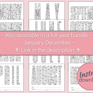 30 Day June Challenge Printable, Summer Goal Setting Coloring Page ...